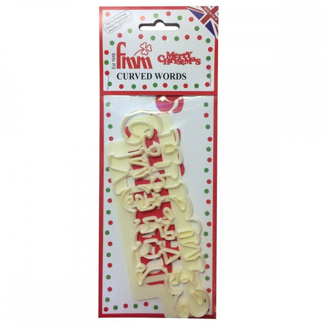 Merry Christmas Wording Cutter by FMM – Windsor Cakecraft