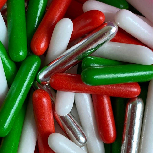 Edible Cake Sprinkles - Christmas Sugar Rods – Windsor Cakecraft