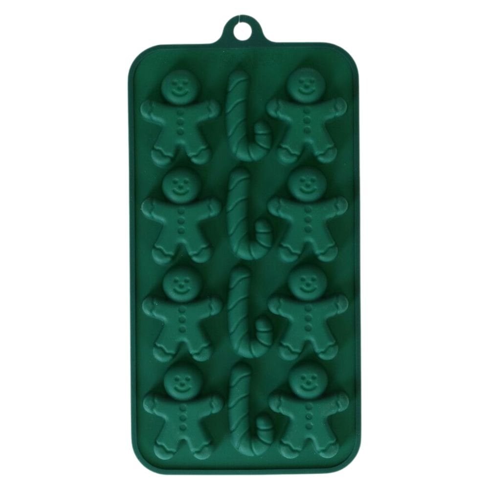 Gingerbread Man & Candy Cane Silicone Mould by Wilton – Windsor Cakecraft
